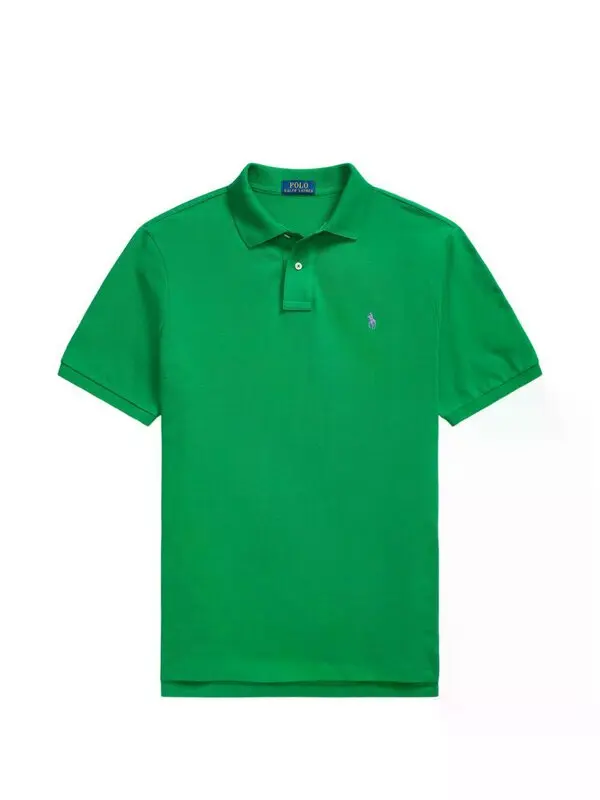 Polo Ralph Lauren Logo-embroidered Piqué Polo Shirt - Green