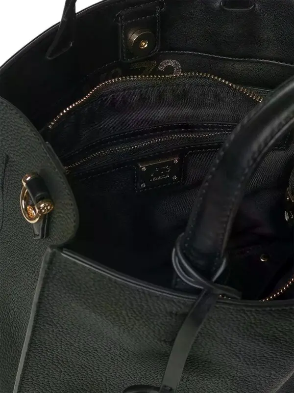 V°73 Logo-plaque Pebbled Shoulder Bag