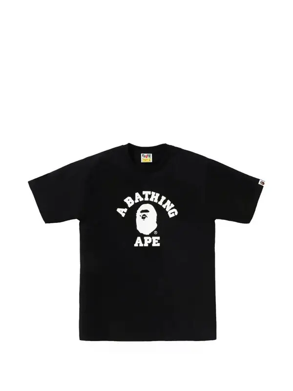 A BATHING APE College Crystal-embellished T-shirt - Black