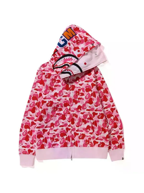 A BATHING APE Full-zip Camouflage-print Hoodie