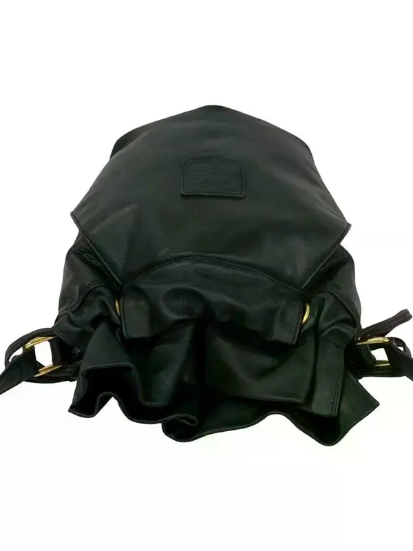 Celine 1990-2010 Leather Triomphe Bucket Bag