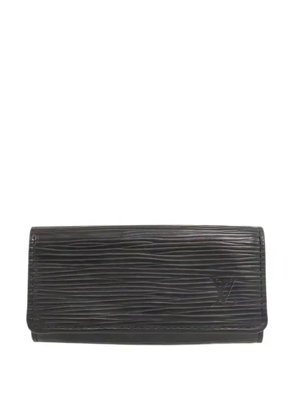 LOUIS VUITTON 2005 Epi Multicles 4 Key Holder - Black