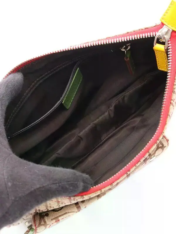 Dior Diorissimo Canvas Rasta Saddle Messenger Bag - Neutrals