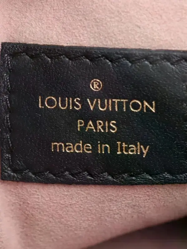 LOUIS VUITTON 2021-2026 Monogram Embossed Puffy Lambskin Coussin Pm Satchel