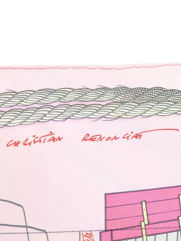 Hermès 2012 Cheval De Mer Silk Scarf 90 Scarves