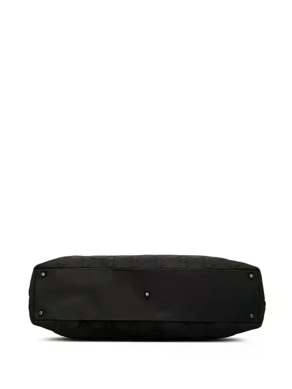 Dior Extra Large Nylon Cannage Lady Satchel - Black