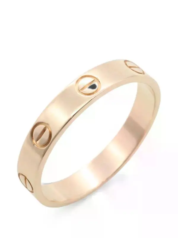 Cartier 18k Rose Gold Love Ring - Pink