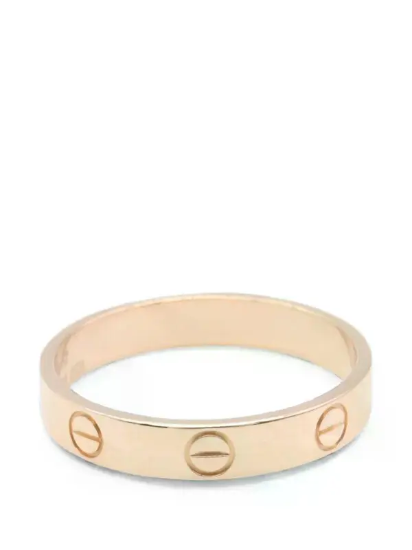 Cartier 18k Rose Gold Love Ring - Pink