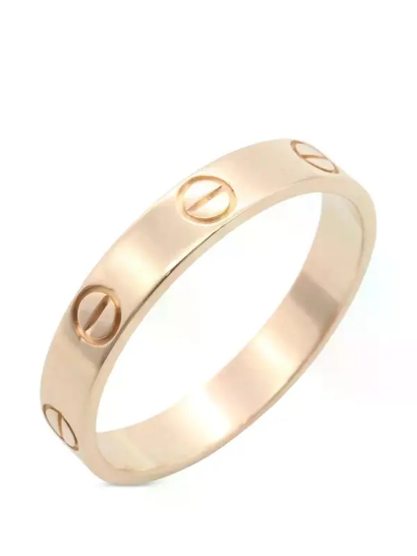 Cartier 18k Rose Gold Love Ring - Pink