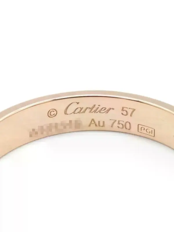 Cartier 18k Rose Gold Love Ring - Pink