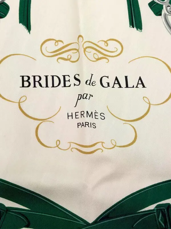 Hermès 2000-2026 Brides De Gala Silk Scarf 90 Scarves