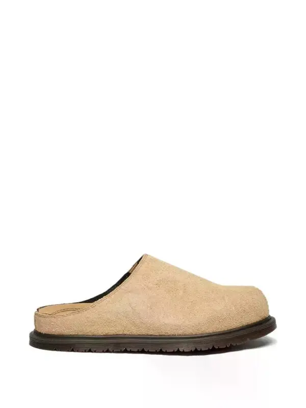 Dr. Martens San Hairy Suede Mules