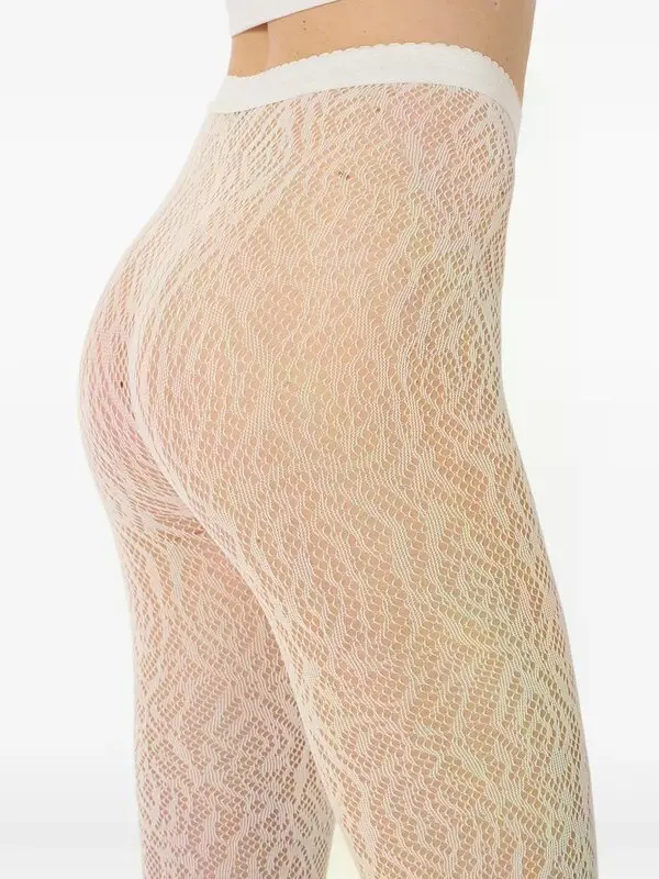 Wolford Lace-effect Tights