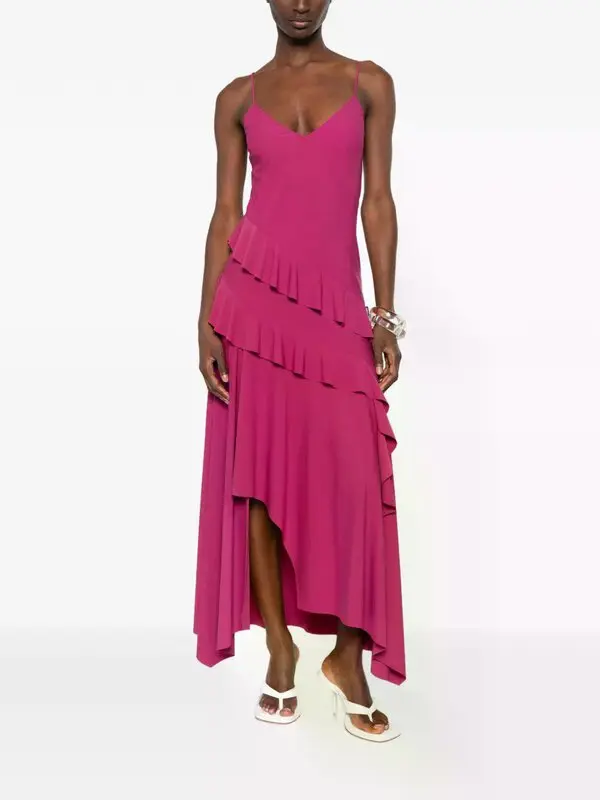 Moschino Ruffled Asymmetric Dress