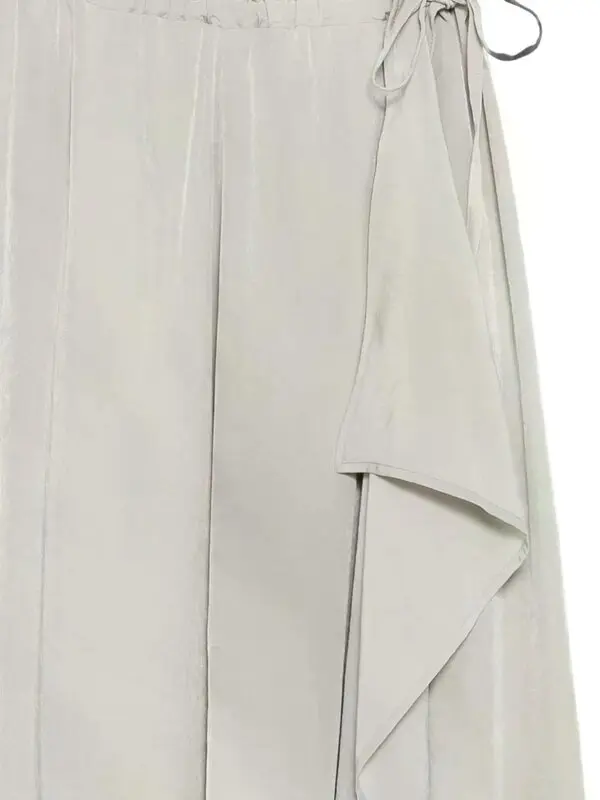 Y’s Gathered Crepe-de-chine Trousers