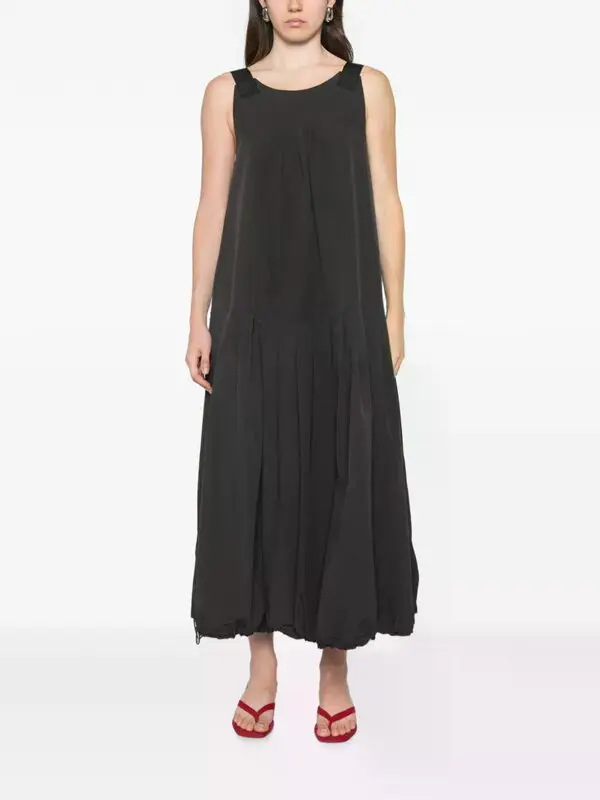 Max Mara Legenda Gathered Midi Dress