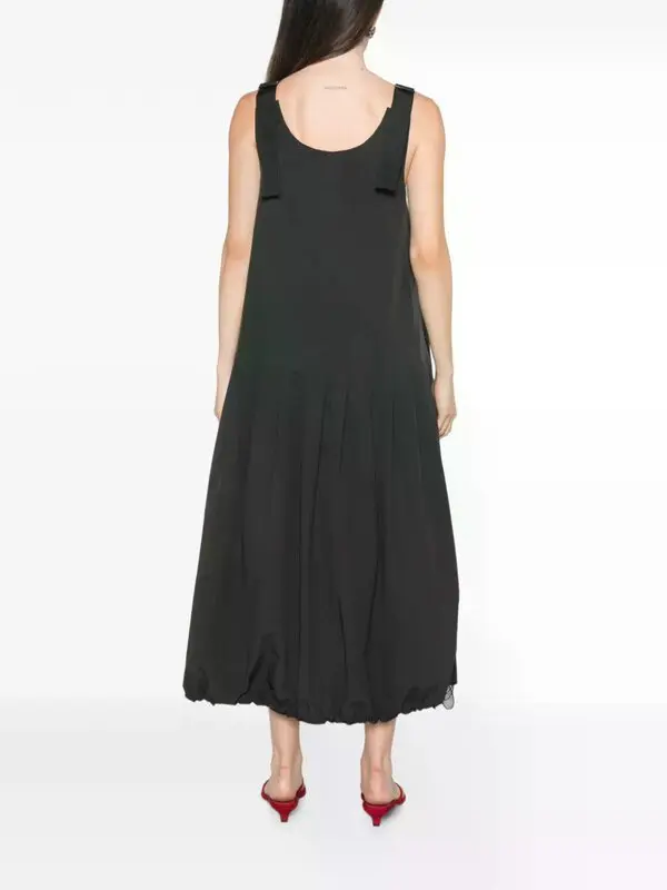 Max Mara Legenda Gathered Midi Dress