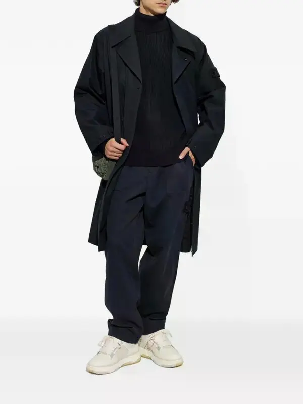 Stone Island Ribbed-knit Logo-patch Sweater