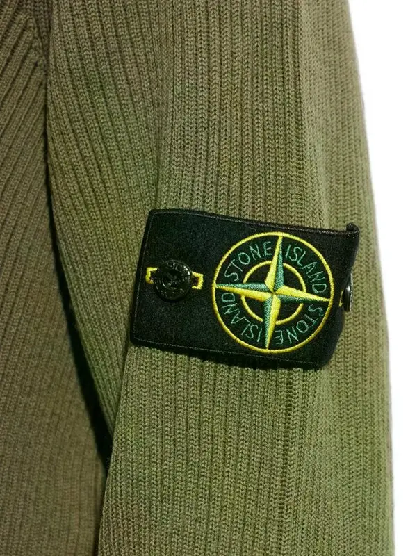 Stone Island Ribbed-knit Roll-neck Sweater