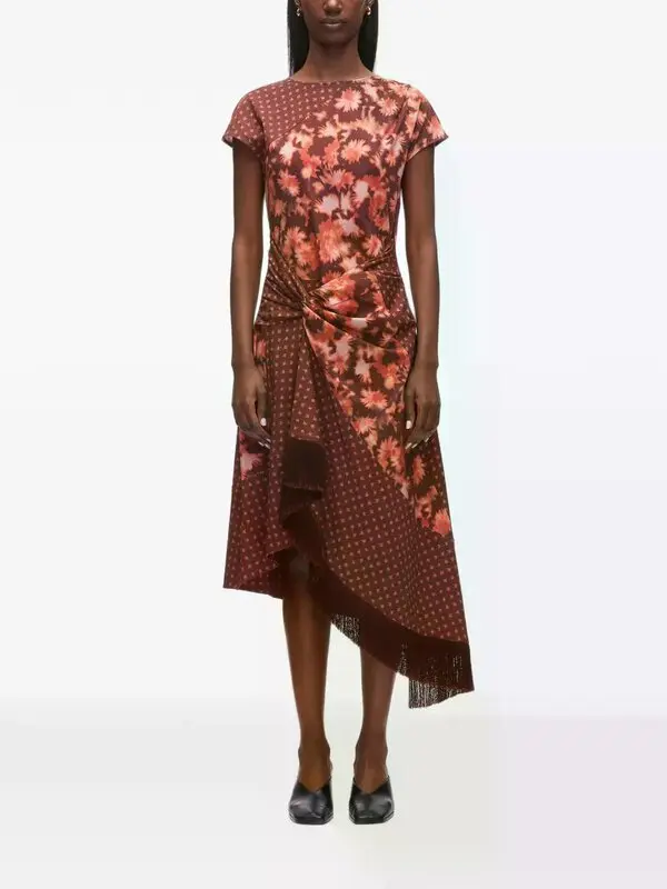 3.1 Phillip Lim Short-sleeves Asymmetric Dress