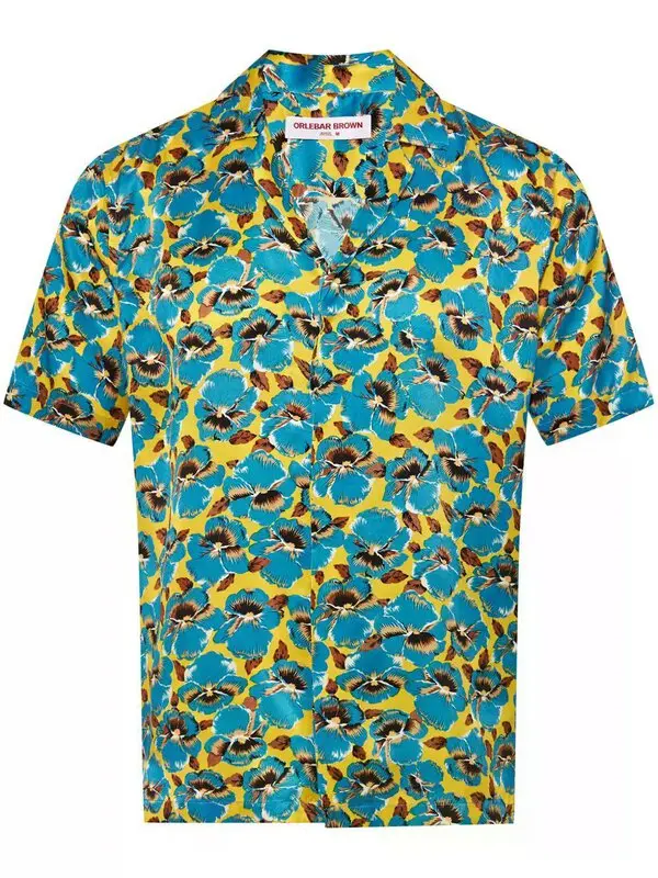 Orlebar Brown Maitan Floral-print Shirt