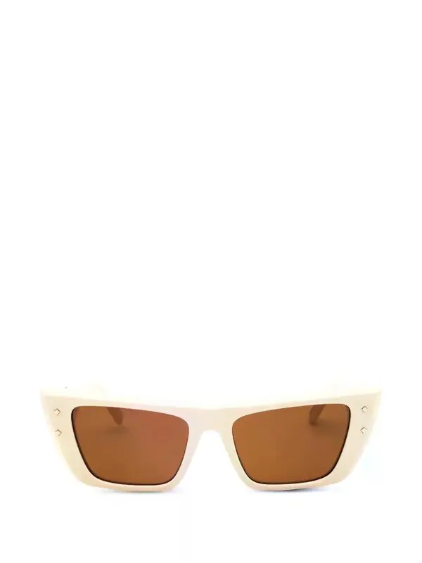 Mcm Cat-eye Frame Studded Sunglasses - Neutrals