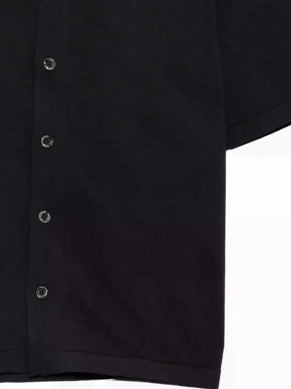 Aspesi Camp-collar Knitted Shirt - Blue