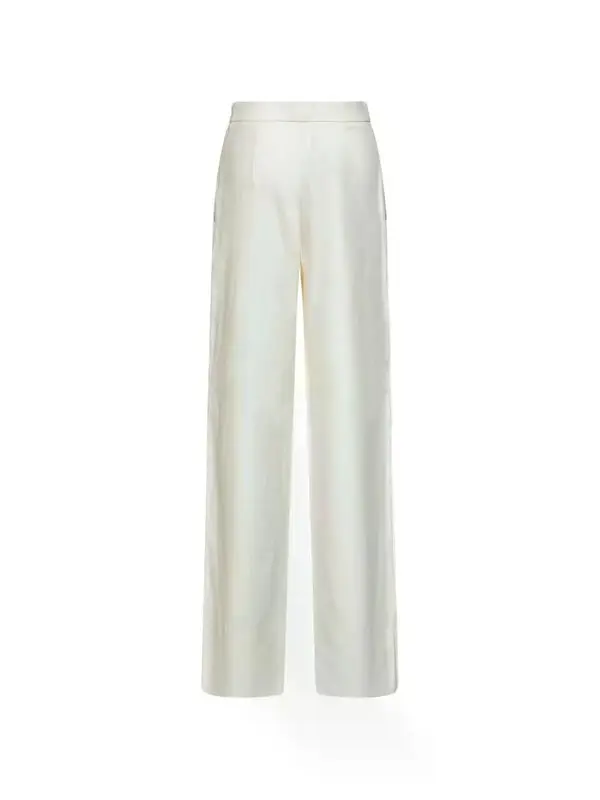 Max Mara Button-detail Wide-leg Trousers