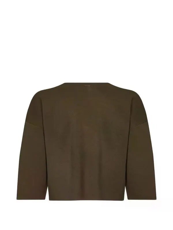 Max Mara Button-detail V-neck Sweater