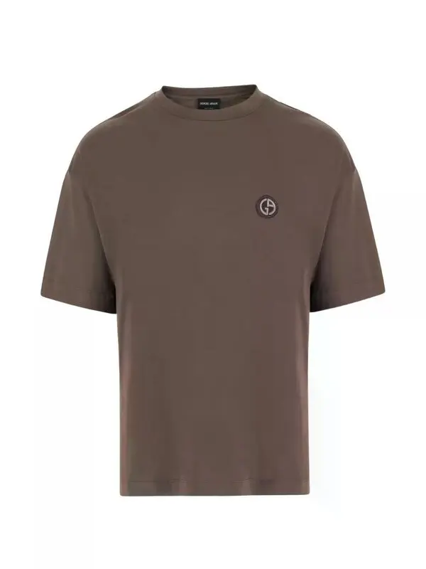Giorgio Armani Logo-patch T-shirt