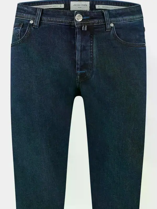 Jacob Cohen Logo-patch Slim-fit Jeans - Blue