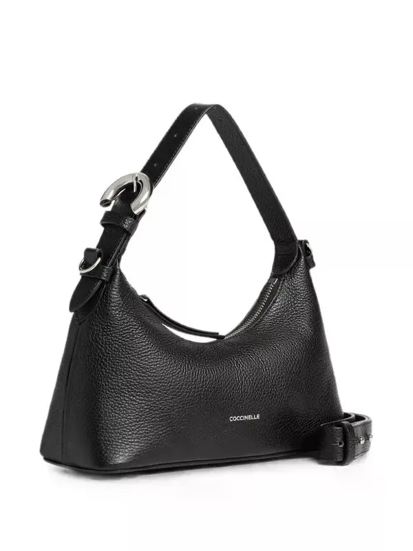 COCCINELLE Buckle-detail Pebbled Leather Tote Bag