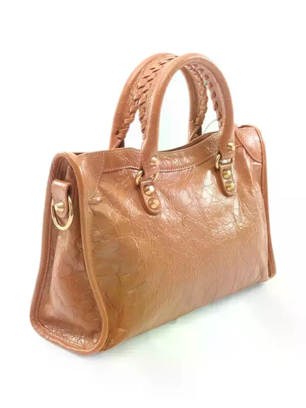 Balenciaga 2020s Large City Leather Handbag