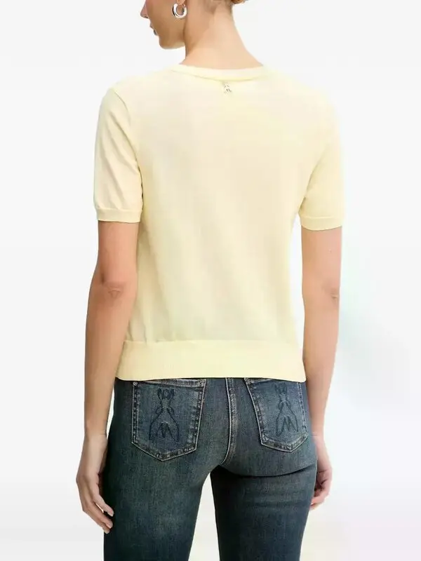 Patrizia Pepe Crew Neck Short Sleeve Sweater