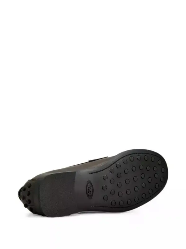 TOD'S Logo-detail Penny Loafers