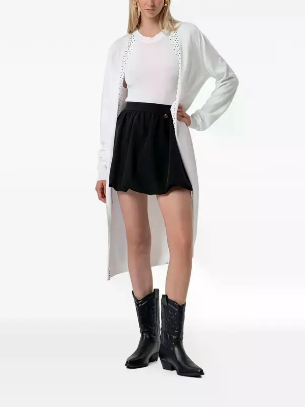 FRACOMINA Stud-embellished Crossover-back Top