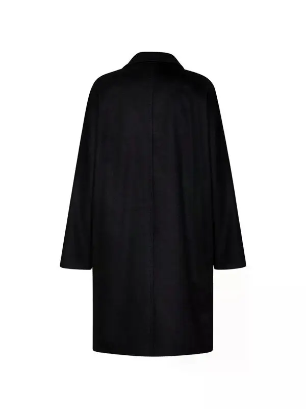 Max Mara Notch-lapel Double-breasted Coat - Black