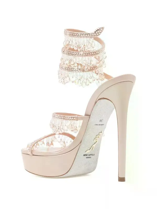 Rene Caovilla Jahanara Crystal Embellished Sandals