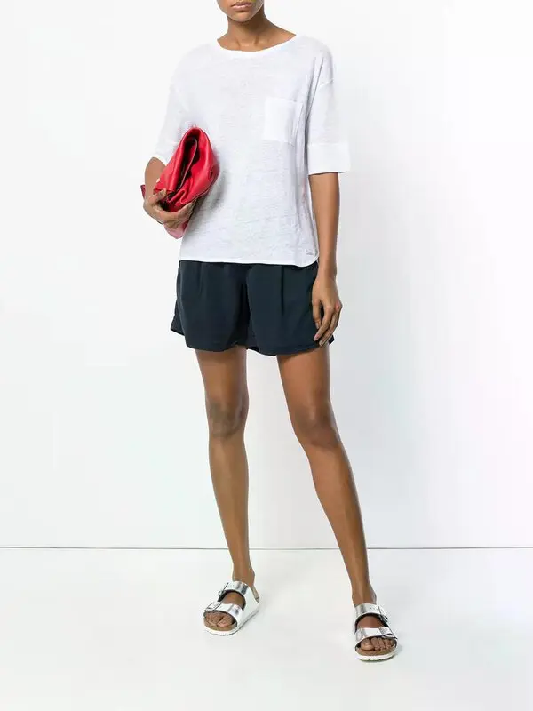 Woolrich Linen Half Sleeve T-shirt