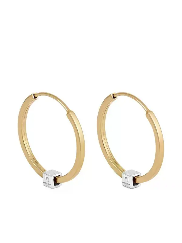 IVI Joia -tone Hoop Earrings - Gold