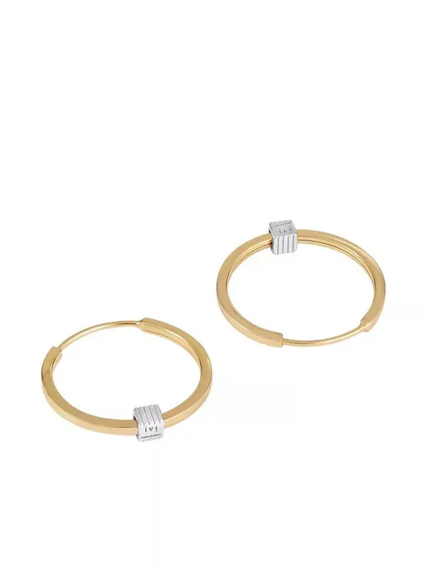 IVI Joia -tone Hoop Earrings