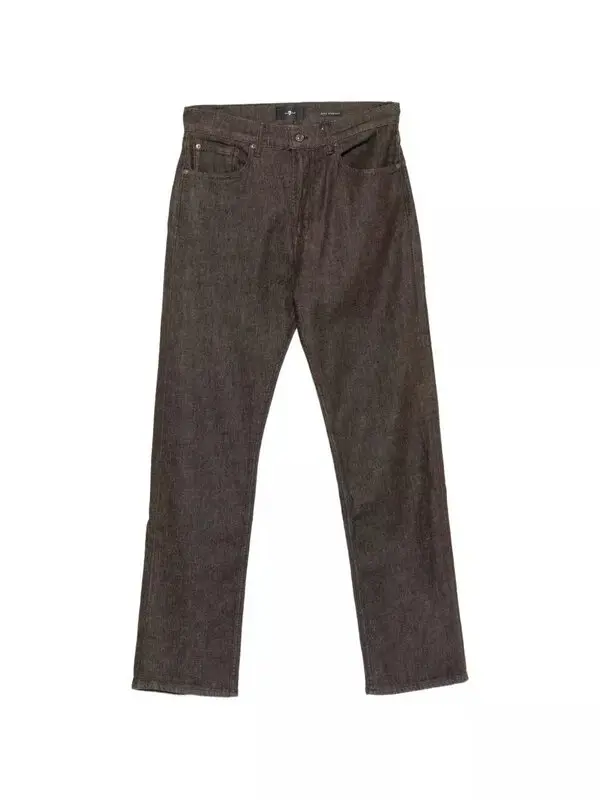 7 For All Mankind Straight-leg Five-pocket Jeans