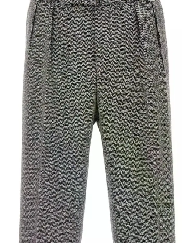 Tagliatore Herringbone-pattern Tailored Trousers