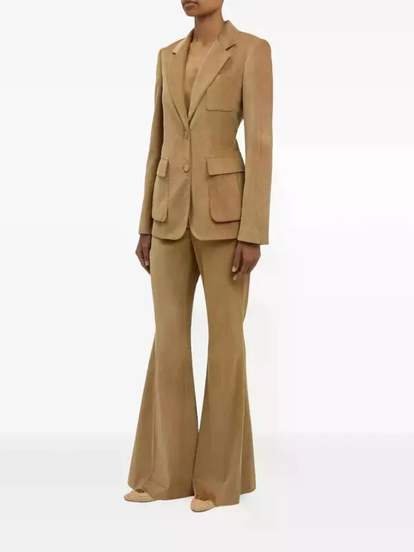 Gabriela Hearst Ianthe Corduroy Flared Trousers