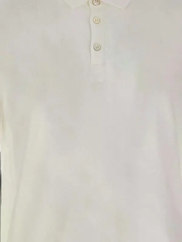 GRAN SASSO Short-sleeve Cotton Polo Shirt