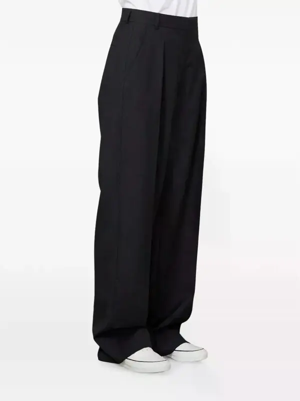 Officine Générale Pleated Trousers - Black