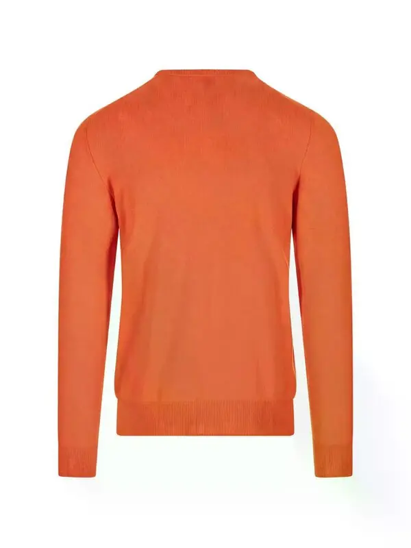 Fedeli Ribbed Hem Crew Neck Sweater