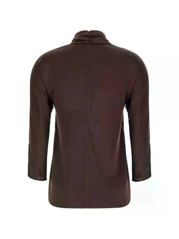 JUCCA Pussy-bow Long-sleeve Blouse
