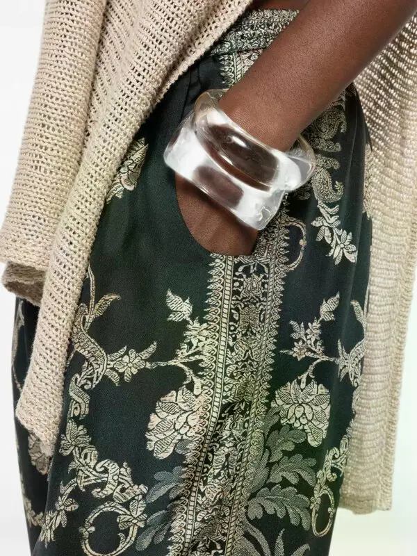 PIERRE-LOUIS MASCIA Floral Print Drawstring Trousers