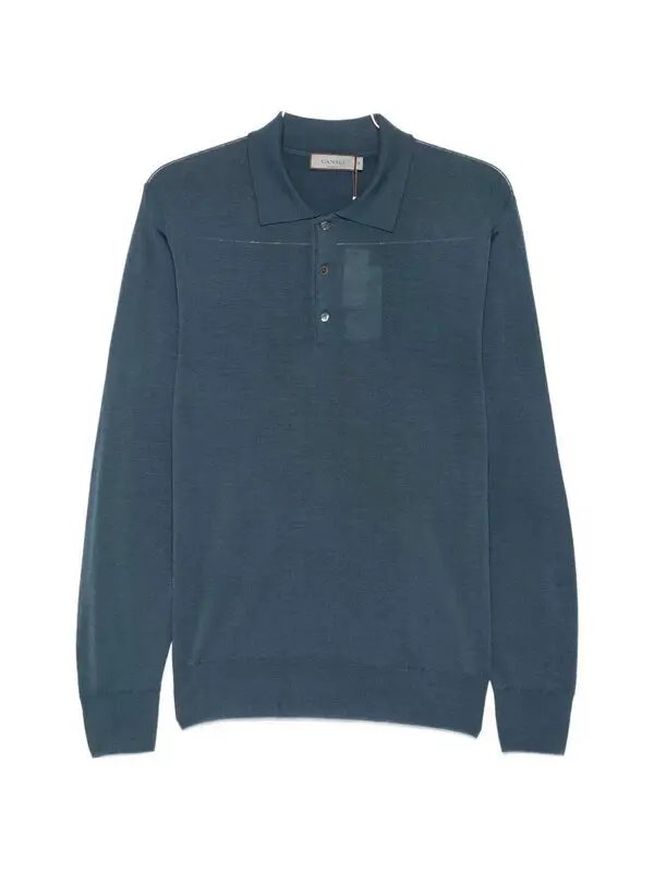 Canali Knit Polo Shirt